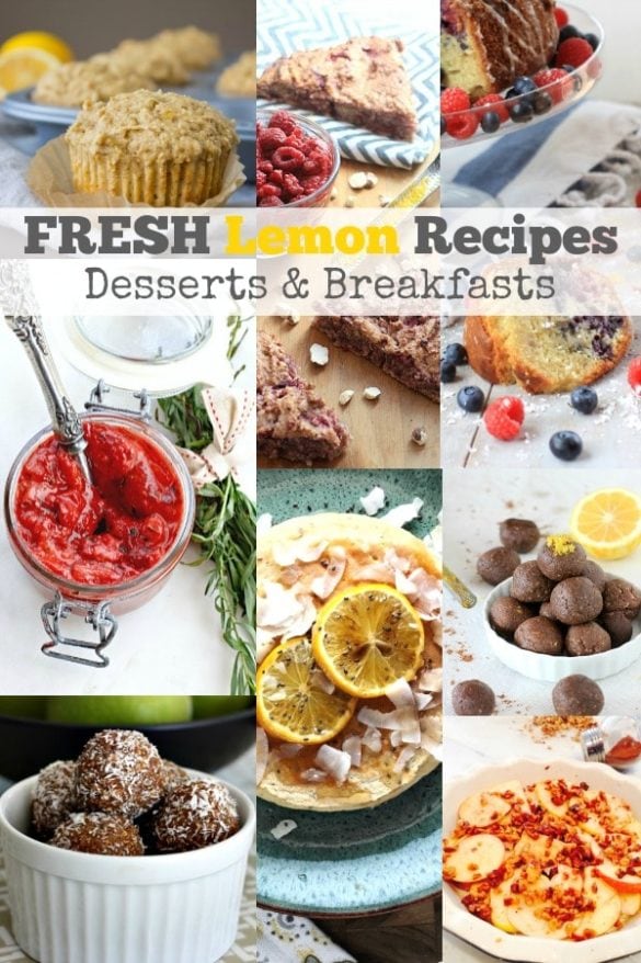 28 Fresh and Healthy Lemon Recipes You Need to Make! - Healthy Gluten ...