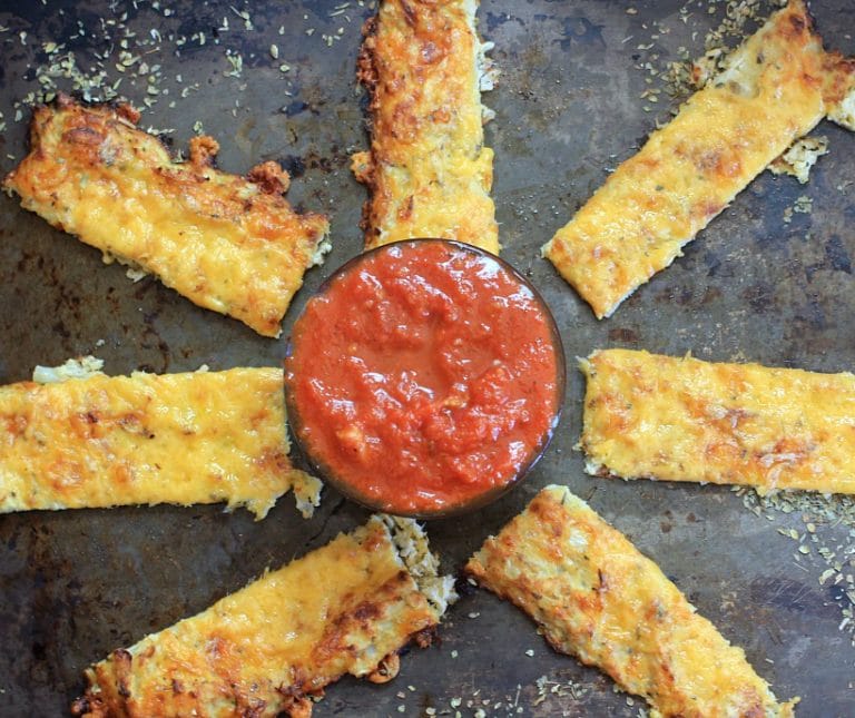 The Best Ever Healthy Cauliflower Cheese Bread