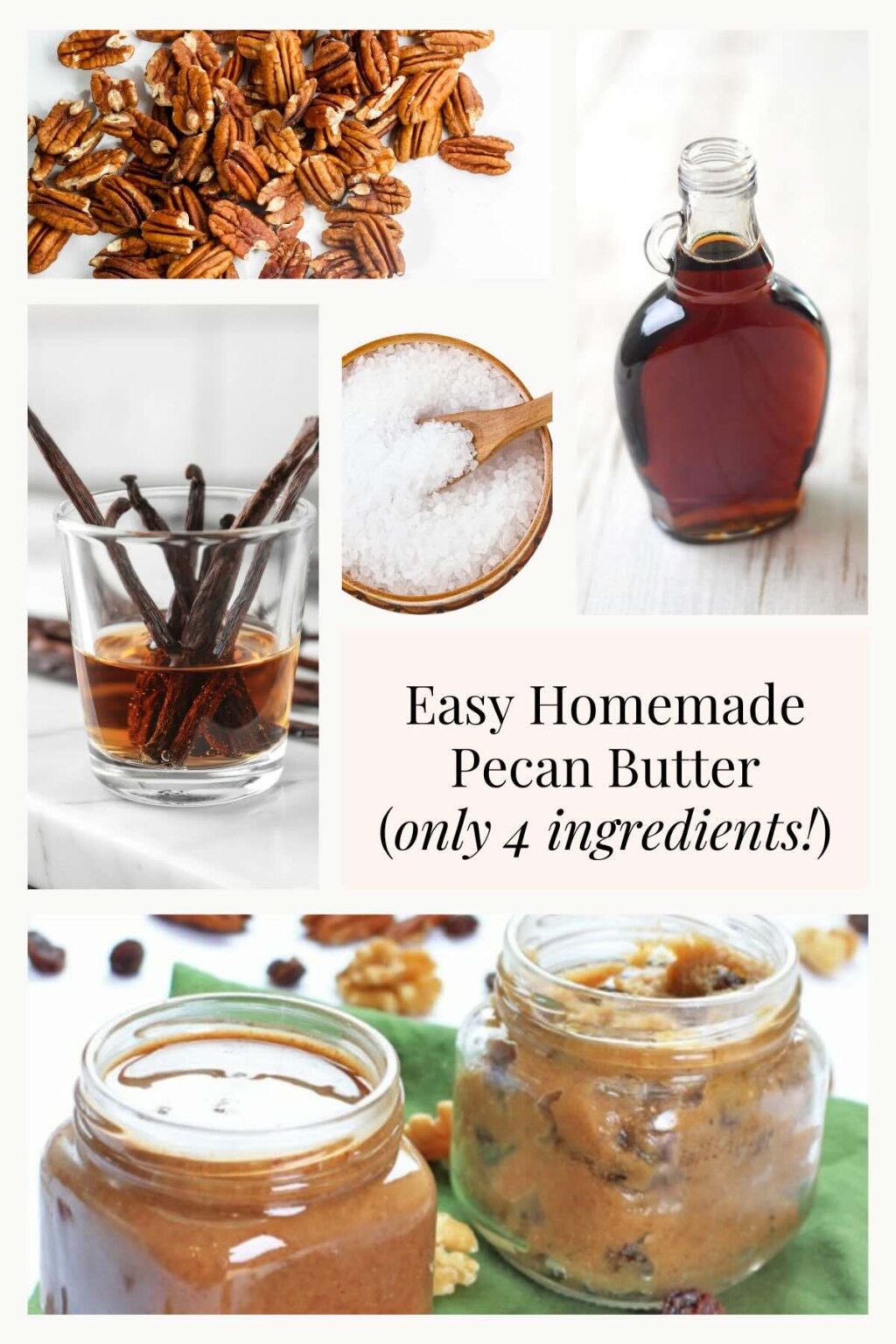 Easy Maple Pecan Butter Recipe ( + Pecan Nutrition 101)