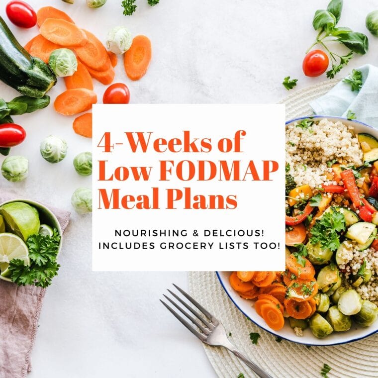 Low FODMAP Diet Plan Resources for for IBS & DIgestive Health