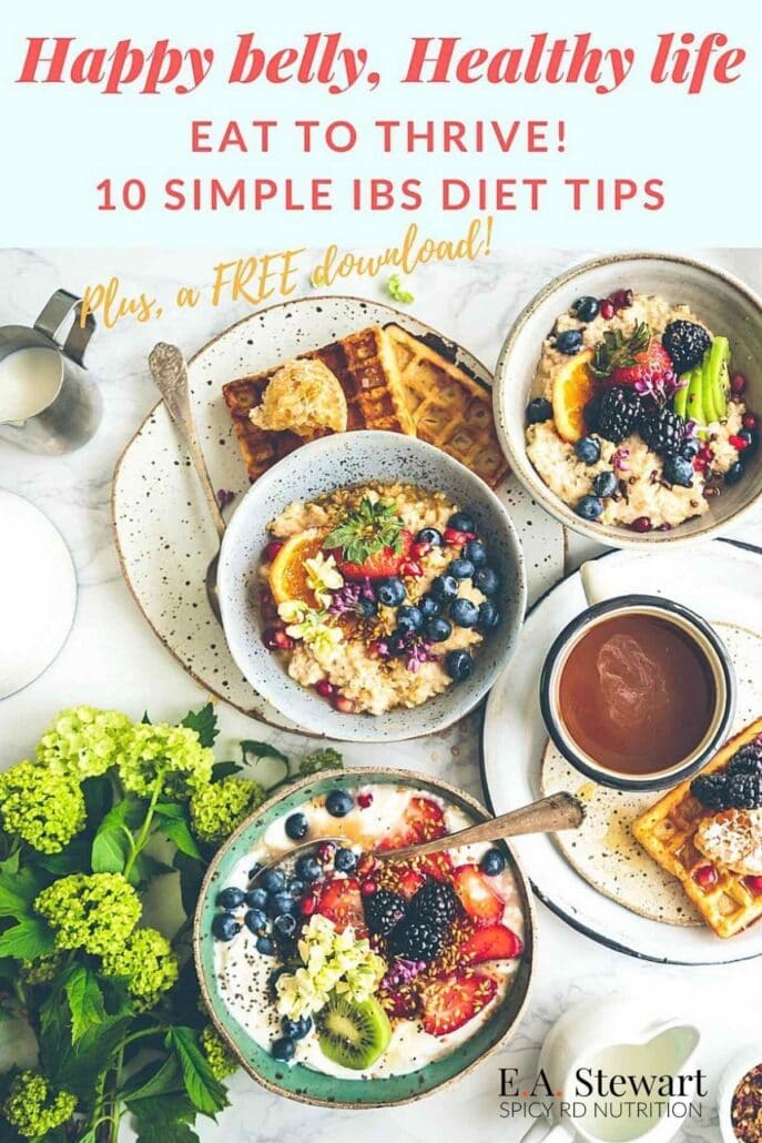 IBS 101: What to Eat + a Free IBS Diet Sheet - EA Stewart, RDN